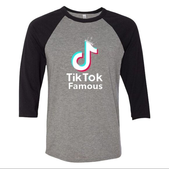 Bella Canvas | Tops | New Bella Canvas Triblend 34 Sleeve Tik Tok ...